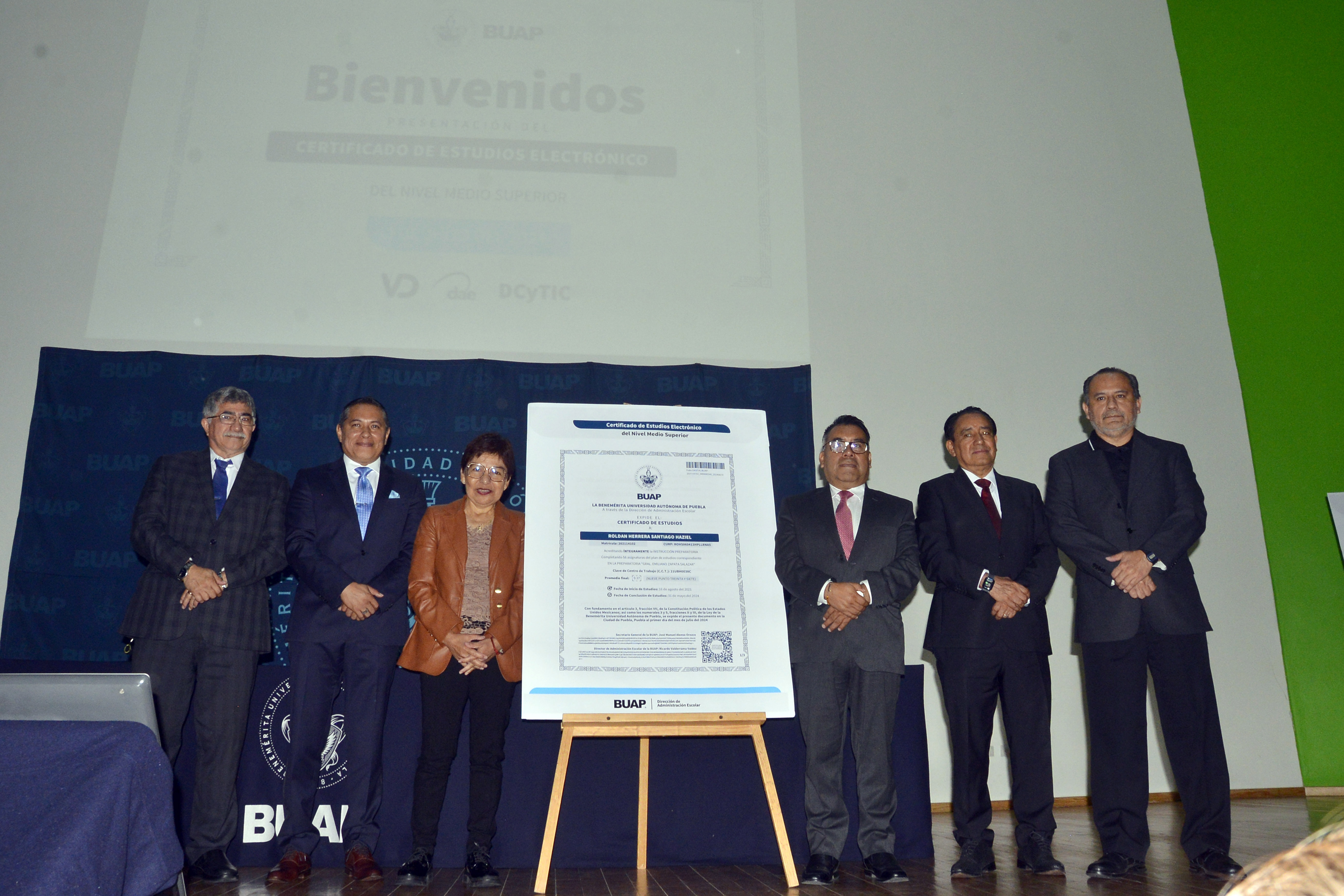 Presenta BUAP certificado de estudios electrónico del nivel medio superior | Boletines BUAP